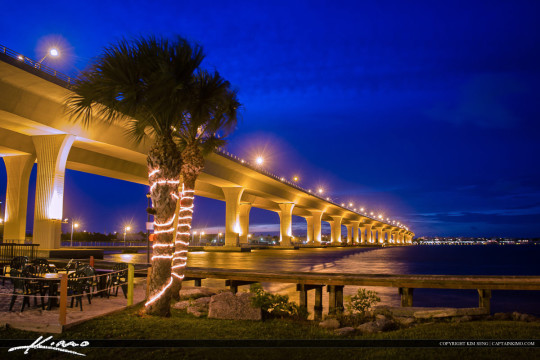 Roosevelt Bridge Martin County Stuart Florida | Royal Stock Photo