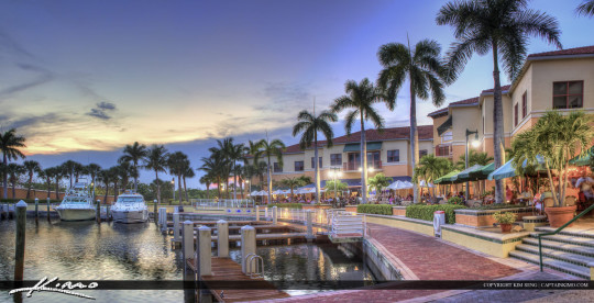 The Riverwalk in Jupiter Florida at Marina | Royal Stock Photo
