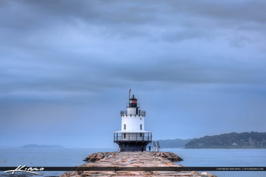 South Portland Maine at the spring ledge lighthouse | Royal Stock Photo