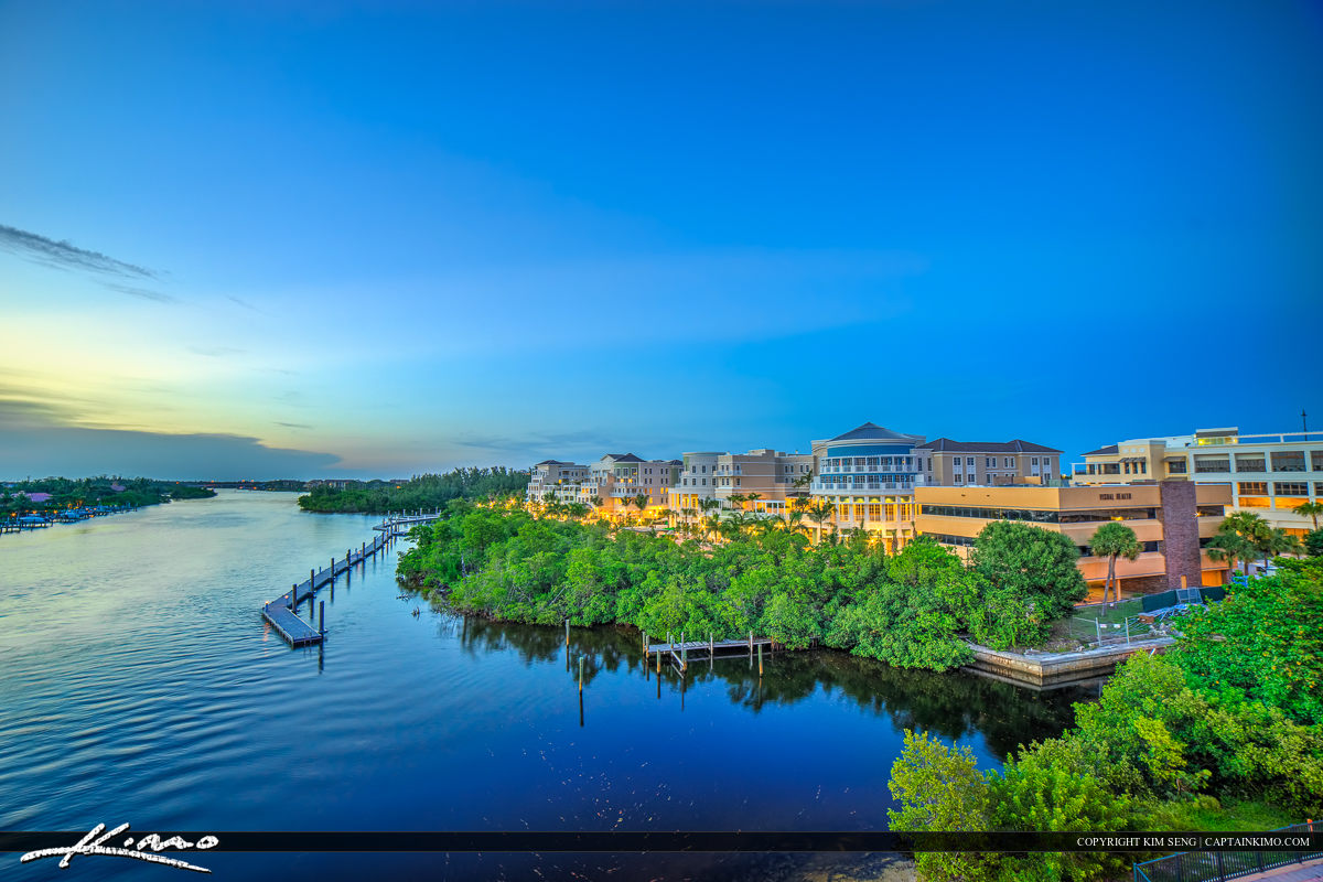 Harborside Place Jupiter Florida in Palm Beach County | Royal Stock Photo