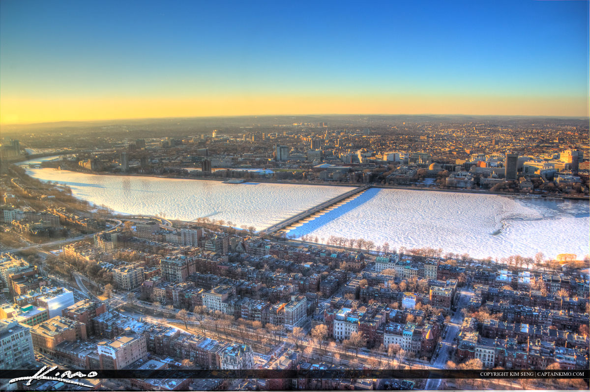 Boston Ariel Photo from the Prudential | Royal Stock Photo