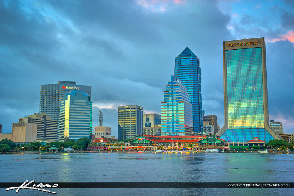 Jacksonville Skyline Florida Duval County Jacksonville Landing | Royal ...
