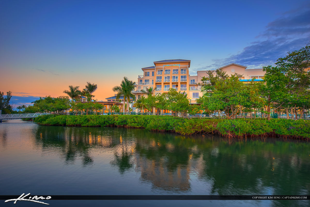 Harborside Place Jupiter Waterway at the Dock | Royal Stock Photo