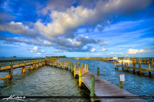 Sebastian Florida Photos Pier at Dock | Royal Stock Photo