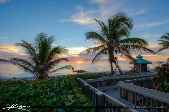 Red Reef Park Sunrise at Beach Boca Raton Florida | Royal Stock Photo