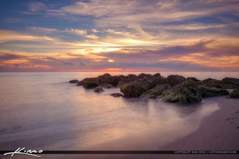 Red Reef Park Sunrise at Beach Boca Raton Florida | Royal Stock Photo