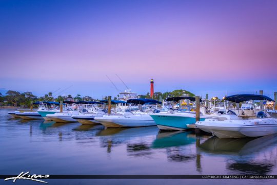 Jupiter Lighthouse US1 Bridge Jupiter Florida - Royal Stock Photo