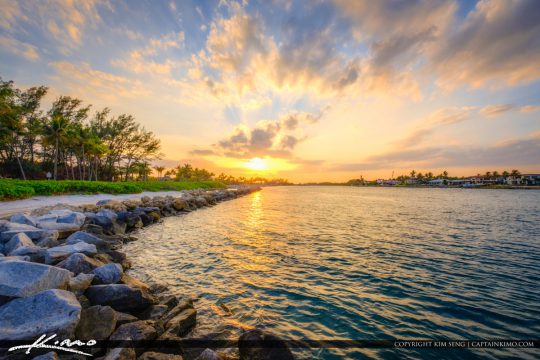 Jupiter Inlet Jetty Jupiter Florida | Royal Stock Photo