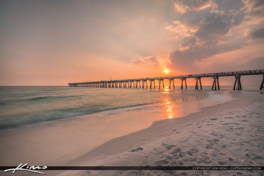 Russell-Fields Pier Pier Park Panama City Beach Florida - Royal Stock Photo