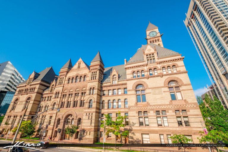 Toronto Canada Ontario Old City Hall blue Sky | Royal Stock Photo