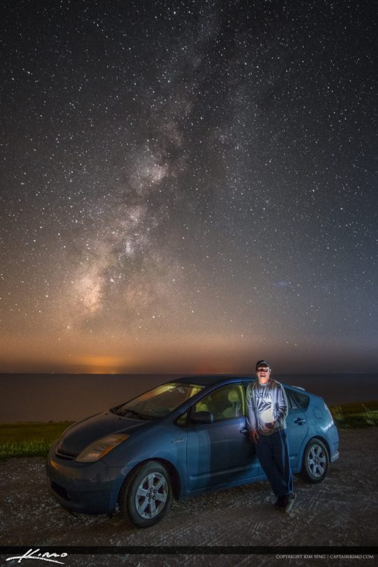 Captain Kimo Chasing the Milkyway Lake Okeechobee | Royal Stock Photo