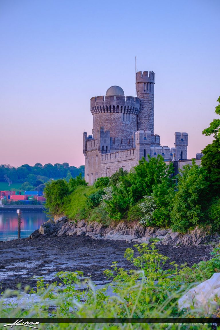 Blackrock Castle Cork Ireland Vertical East View - Royal Stock Photo