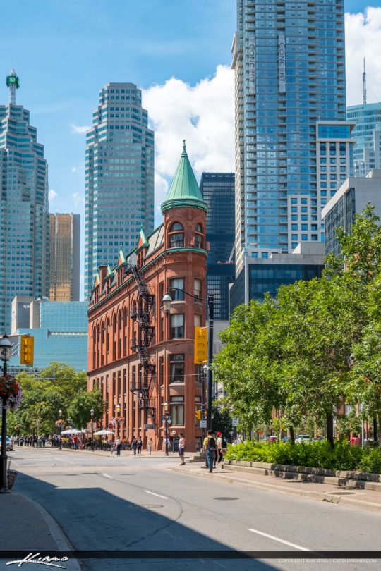 Gooderham Building Flatiron Building Toronto Canada Ontario Vert ...