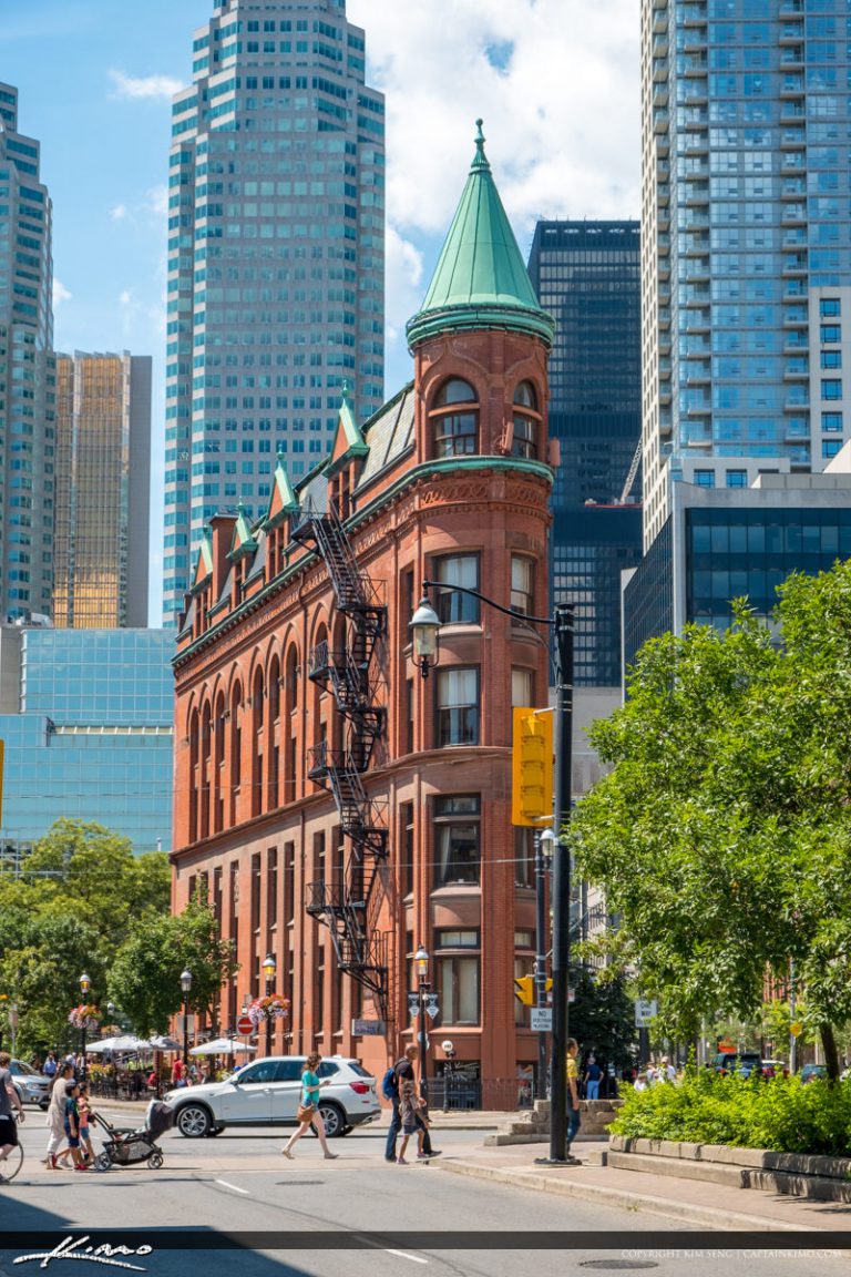 Gooderham Building Flatiron Building Toronto Canada Ontario Corn ...