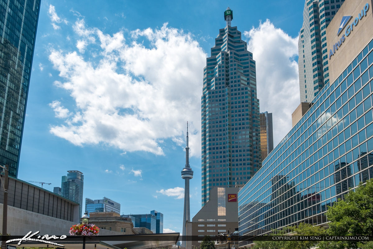 Large Buildings Downtown Toronto ON Canada | Royal Stock Photo
