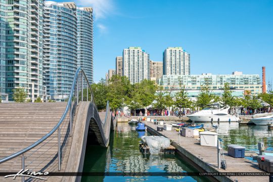 Toronto Waterfront Wavedecks Ontario Canada Marina | Royal Stock Photo