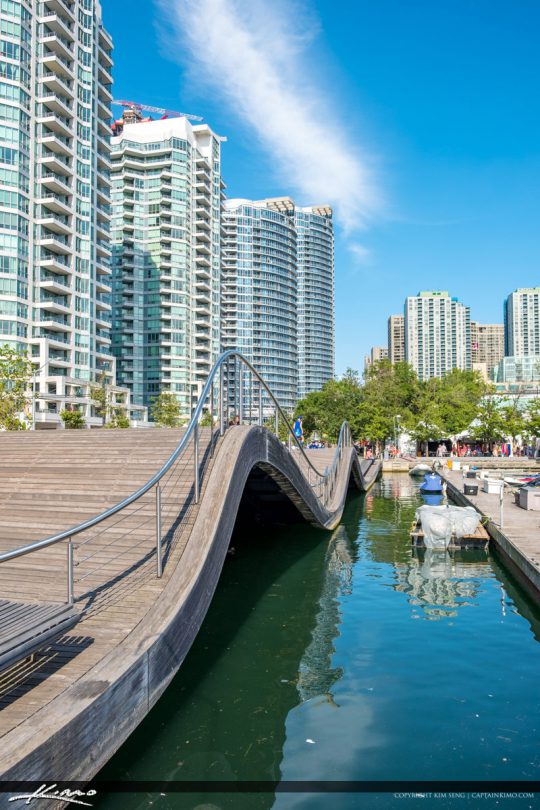 Waterfront Toronto Ontario Canada Vertical Wavedeck | Royal Stock Photo