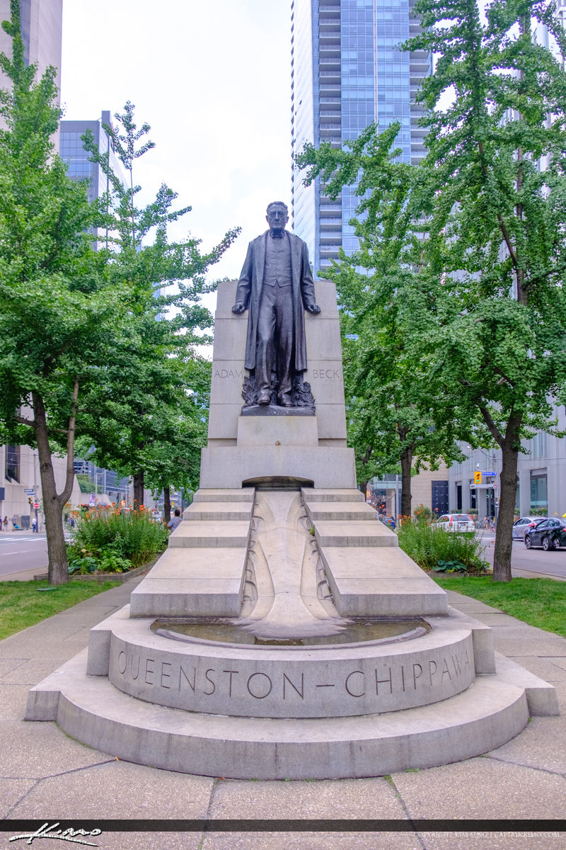 Historic Buidlings Downtown Toronto Canada Adam Beck Statue | Royal ...