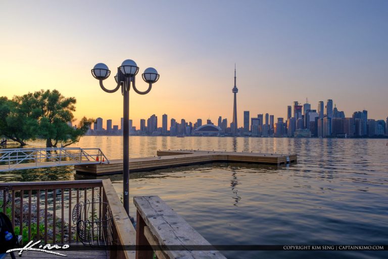 From the Dock Centre Island Skyline View Toronto Canada | Royal Stock Photo