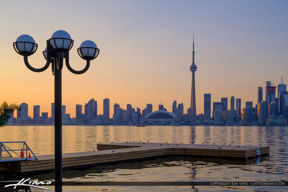 Light Centre Island Skyline View Toronto Canada | Royal Stock Photo