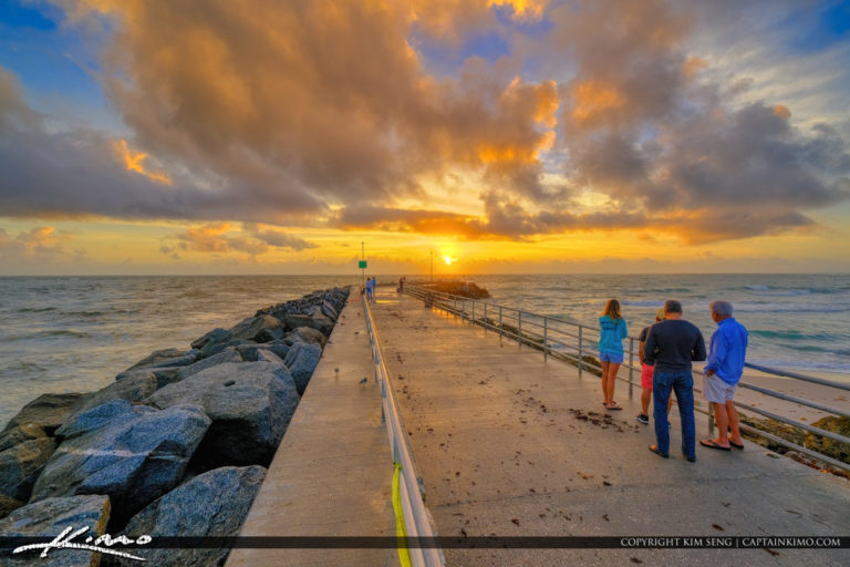 Jupiter Inlet Ocean Dubois Park Colors | Royal Stock Photo