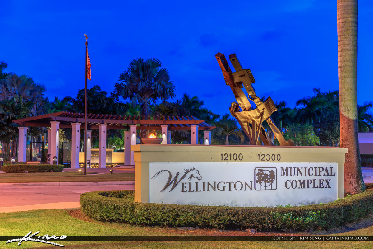 Wellington Patriot Memorial Municipal Complex - Royal Stock Photo