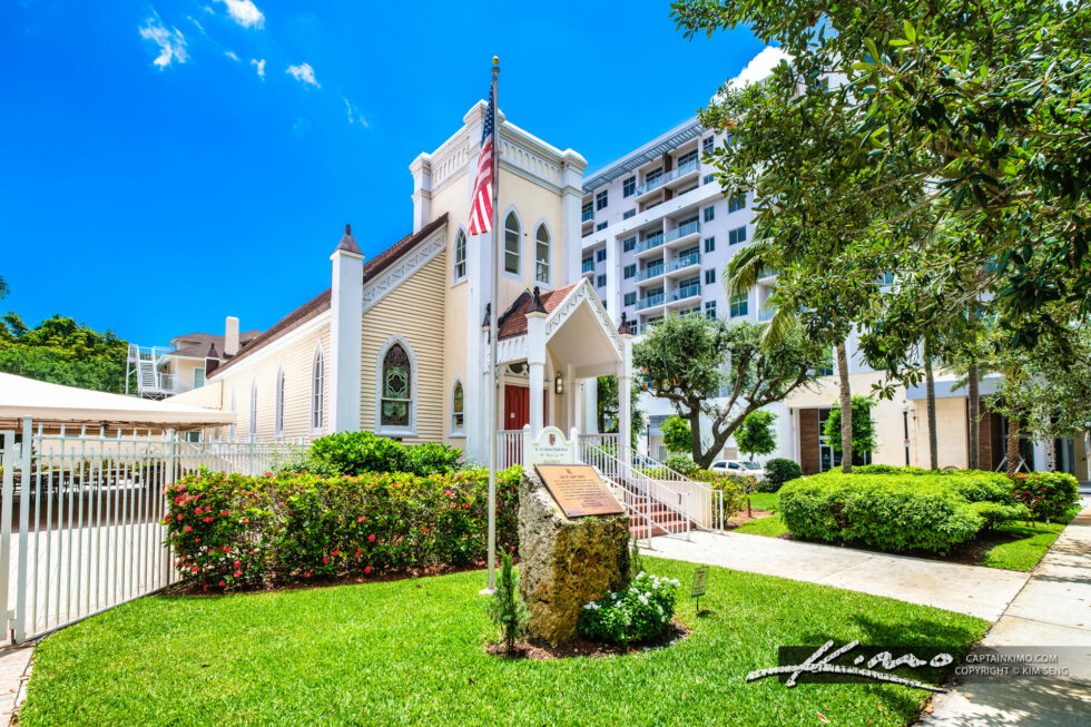 Saint Ann Catholic Church Flag Side View | Royal Stock Photo