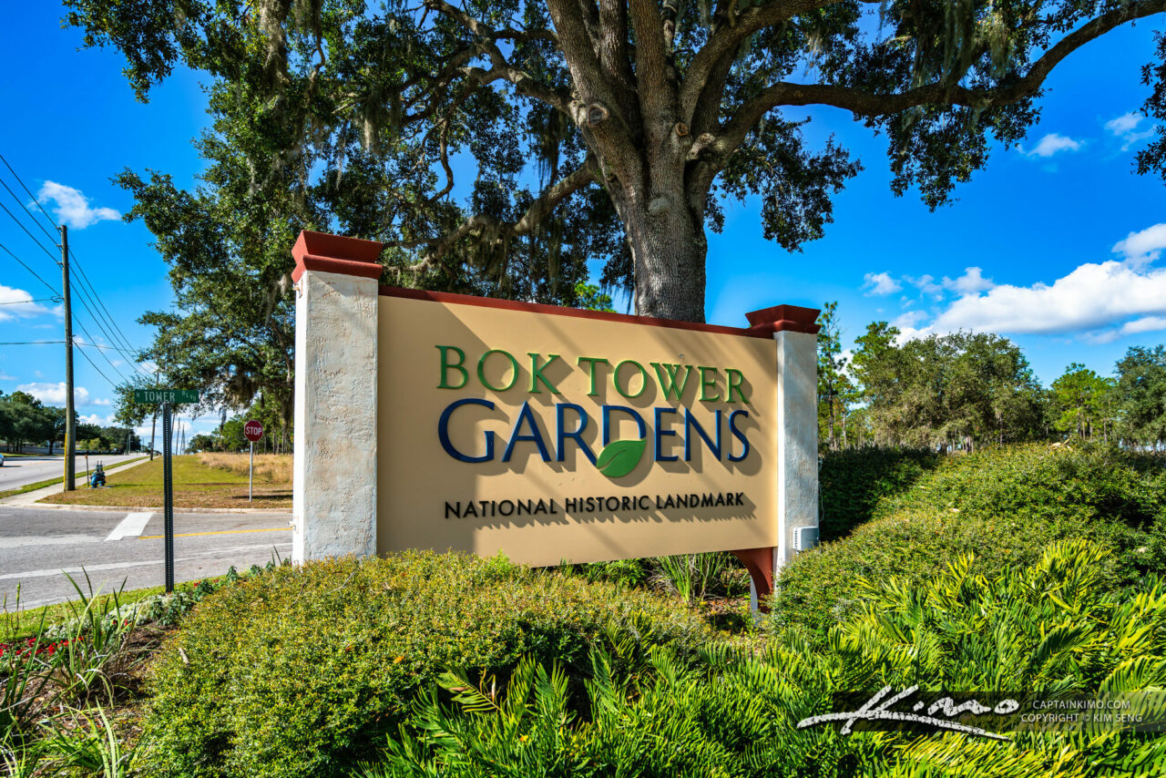 Bok Tower Gardens Sign | Royal Stock Photo