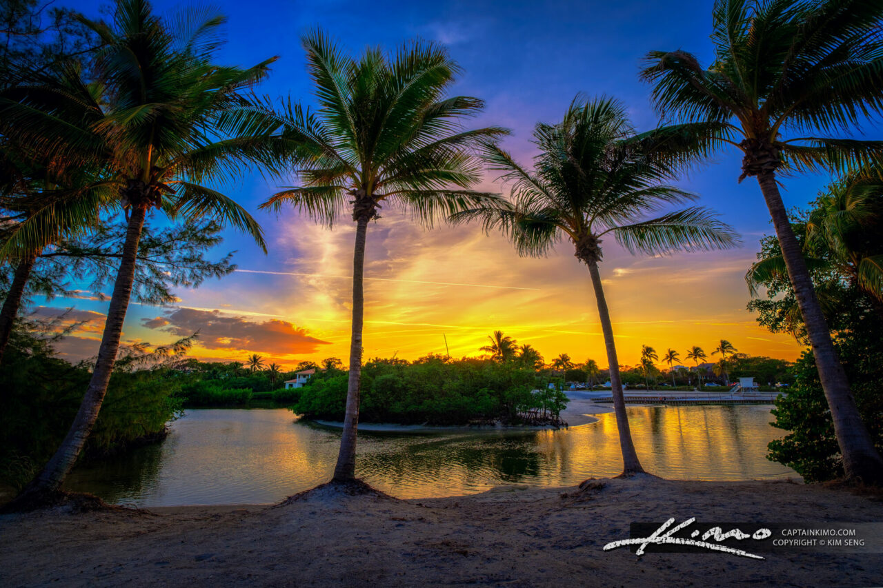 Sunset Serenity at Jupiter Inlet | Royal Stock Photo