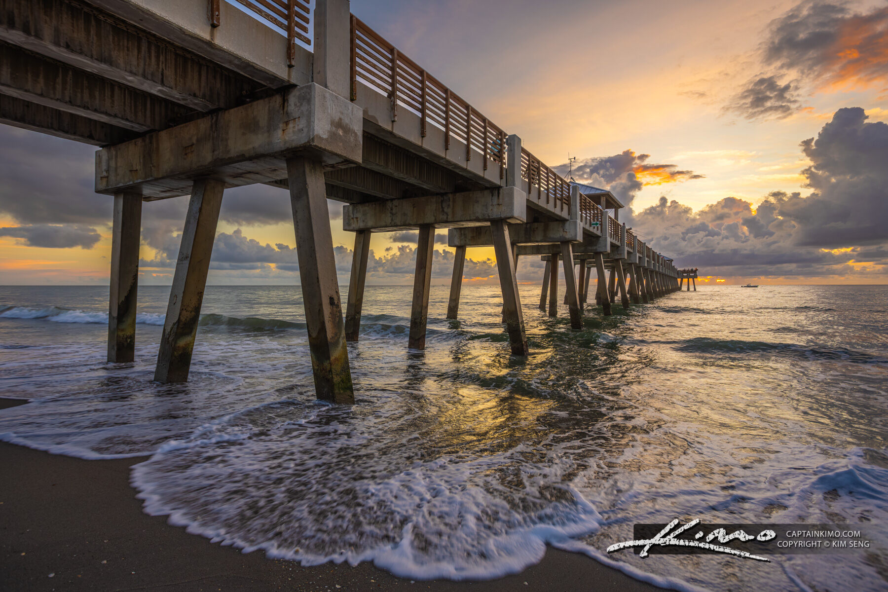 Juno Beach Pier Sunrise 24th August 2024 | Royal Stock Photo