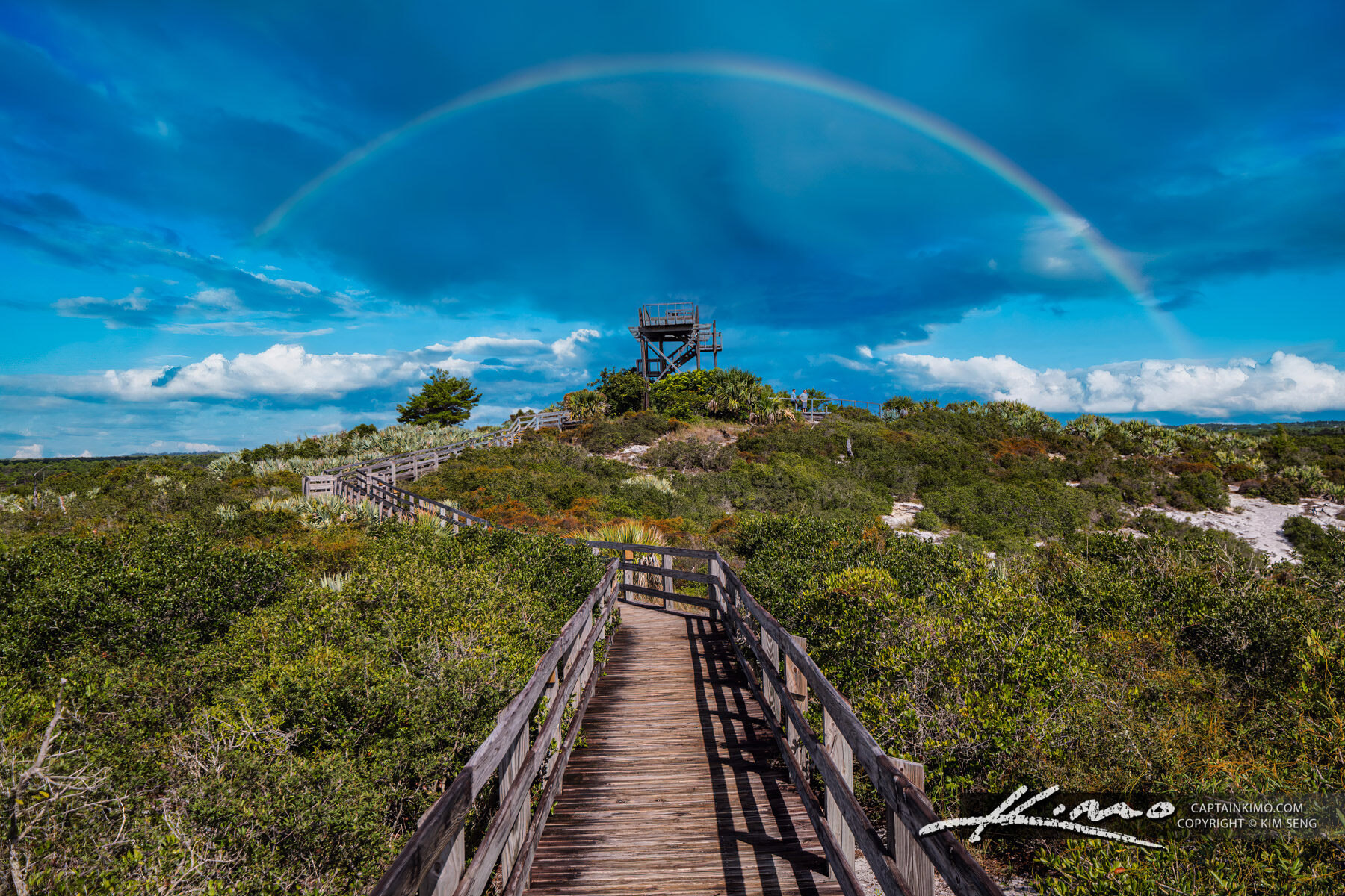 Rainbow Hobe Mountain Observation Tower Jonathan Dickinson State ...