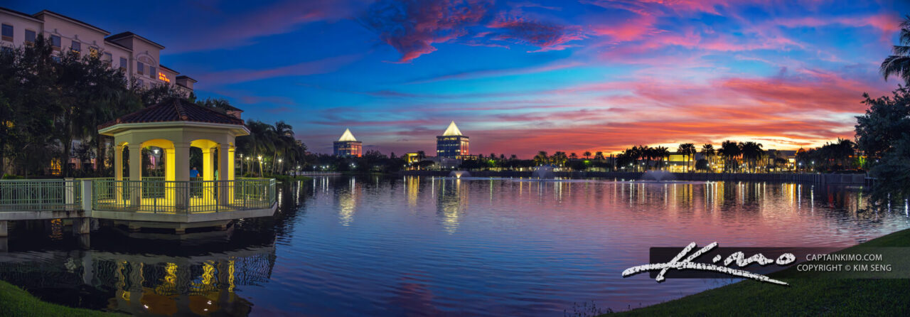 Lake Victoria Day After Hurricane Helen Sunset Palm Beach Garden ...