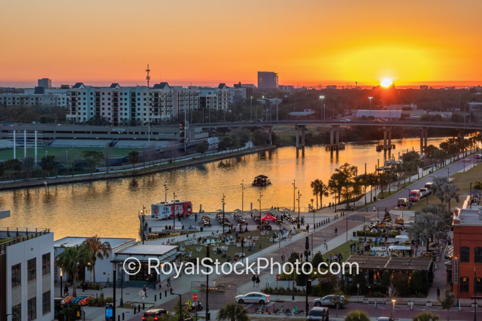 Armature Works Sunset Along Hillsborough River Tampa Florida | Royal ...