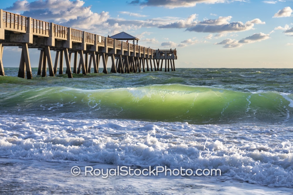 Coastal Recreation and Vibrant Ocean Views at Juno Beach Pier Enhance ...