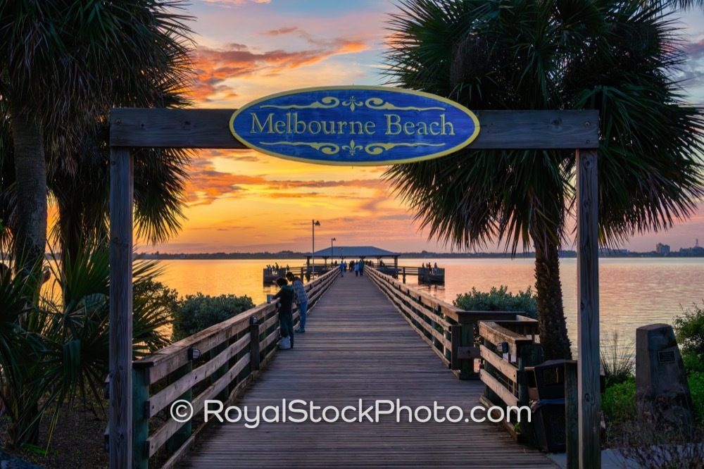 Visit the Iconic Melbourne Beach Pier at Sunset for a Unforgettable ...