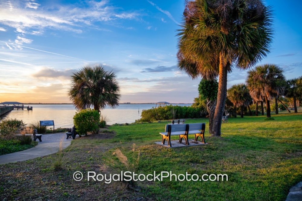 Ideal Outdoor Recreation Space with Sunset Views at Melbourne Beach ...
