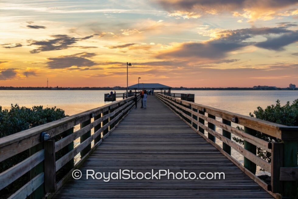 Experience the Serenity of Sunset Views from Melbourne Beach Pier in ...