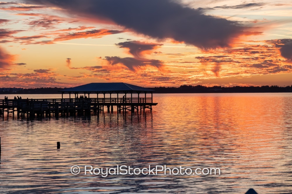 Enchanting Waterfront Property Captures Evening Glow Over Melbourne ...