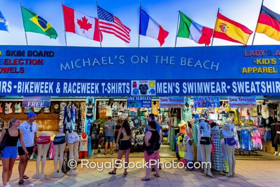 Brightly Colored Souvenir Shop Invites Visitors to Explore Daytona ...