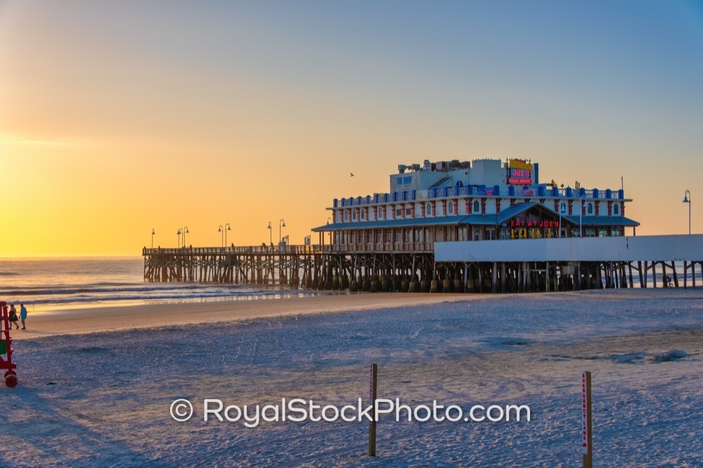 Iconic Daytona Beach Main Street Pier at Sunrise A Serene Gateway for ...