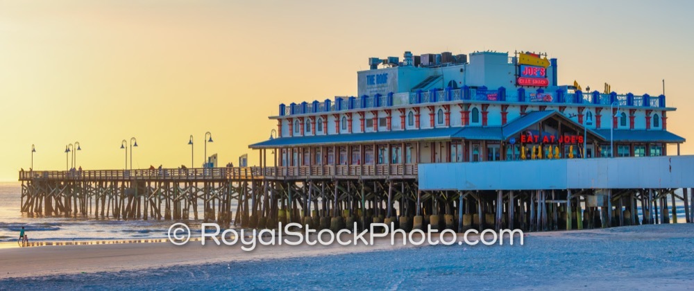 Sunrise Revelations Capture Thrilling Ocean Activities at Daytona Beach ...